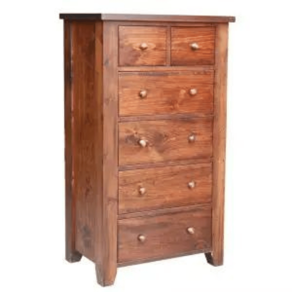 Dakota 6 Drawer Highboy Solid Wood Canadian Made