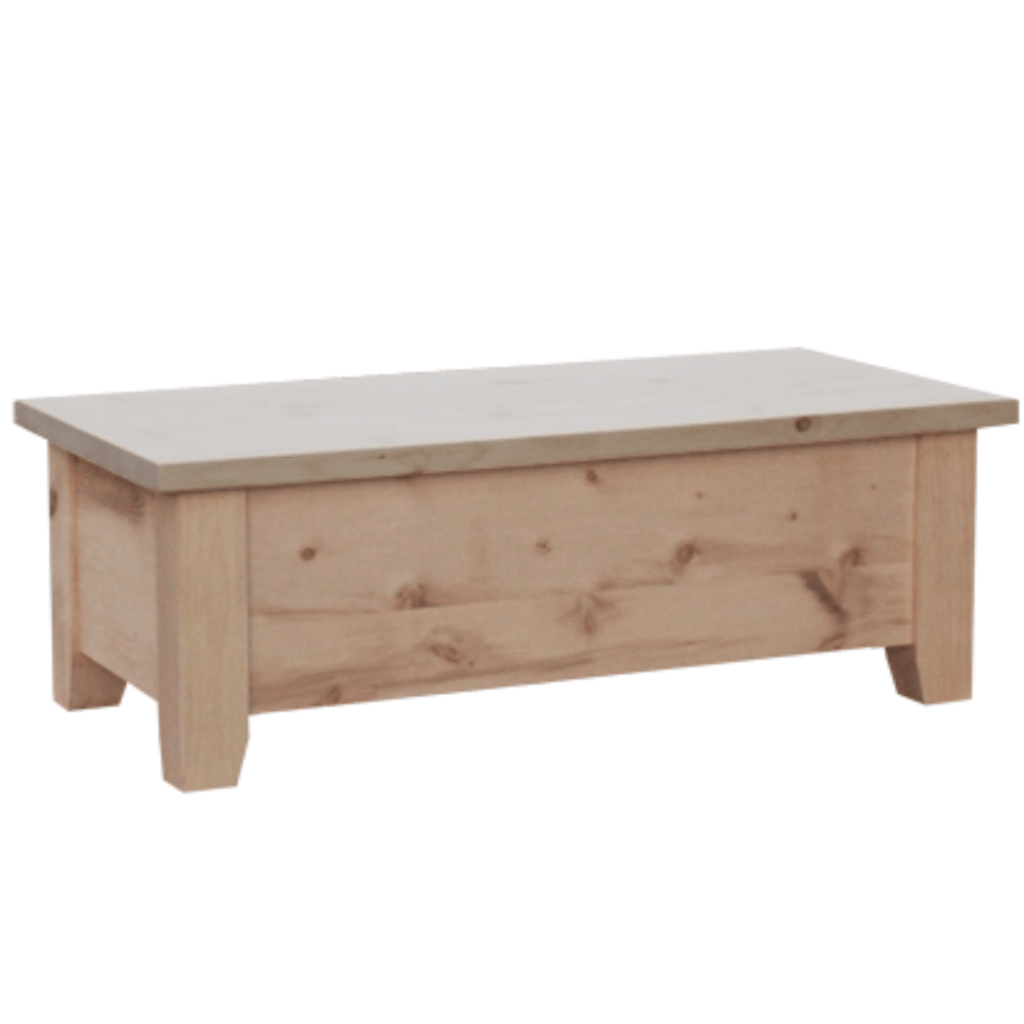 Dakota Pop Up Coffee Table Solid Wood Canadian Made