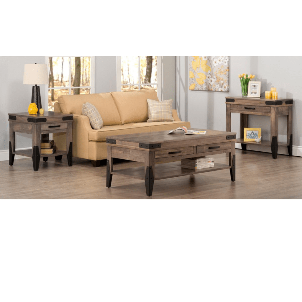 Solid Wood Canadian Made Chattanooga Living Room Set