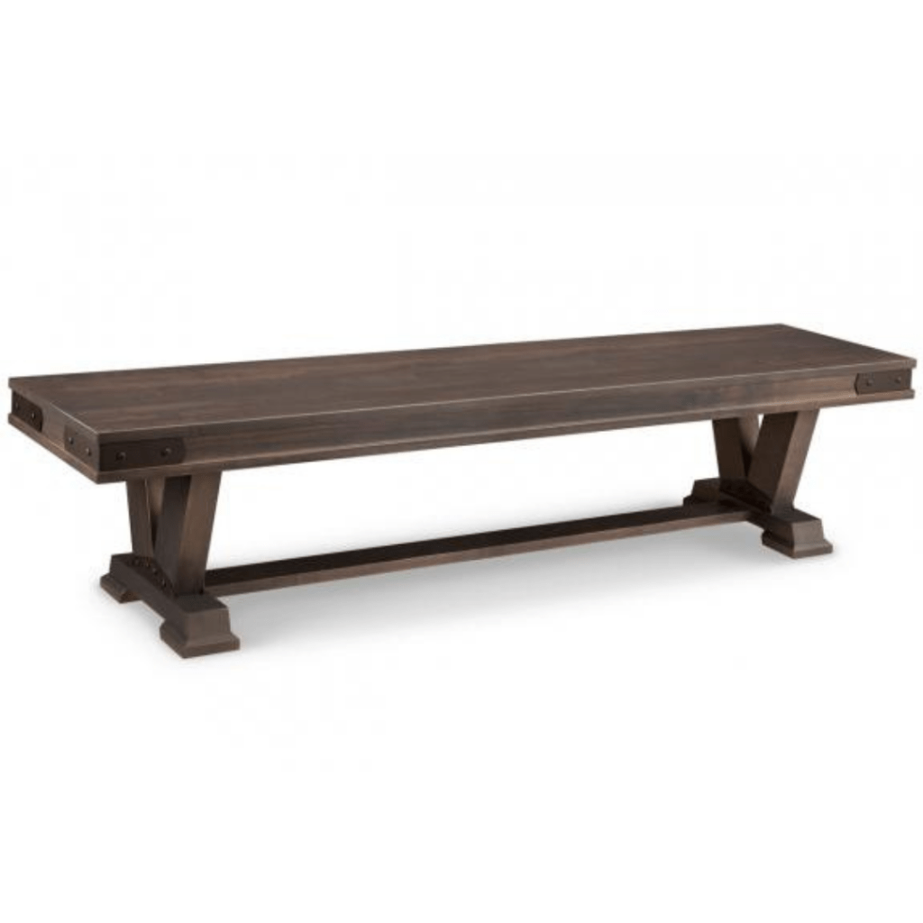 Chattanooga Pedestal Bench Solid Wood Canadian Made
