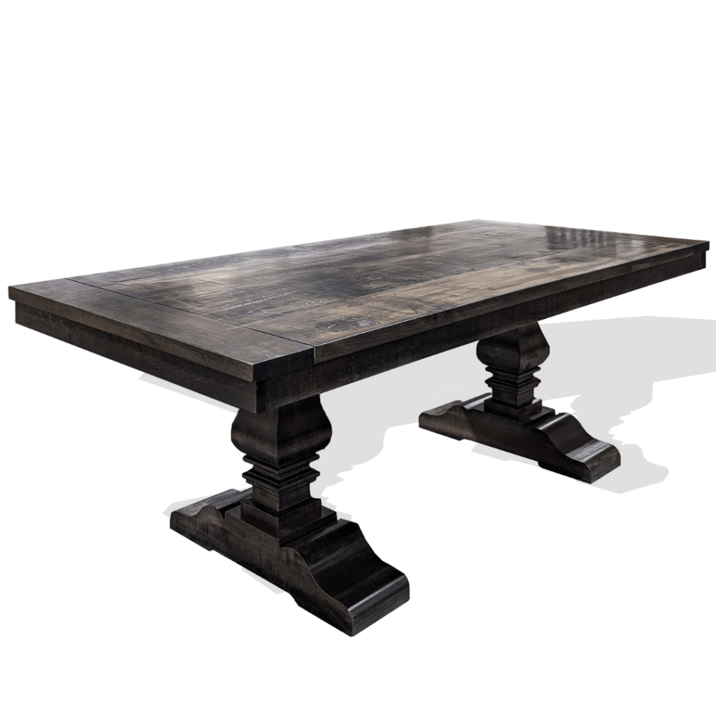 Century Double Pedestal Dining Room Set Solid Wood