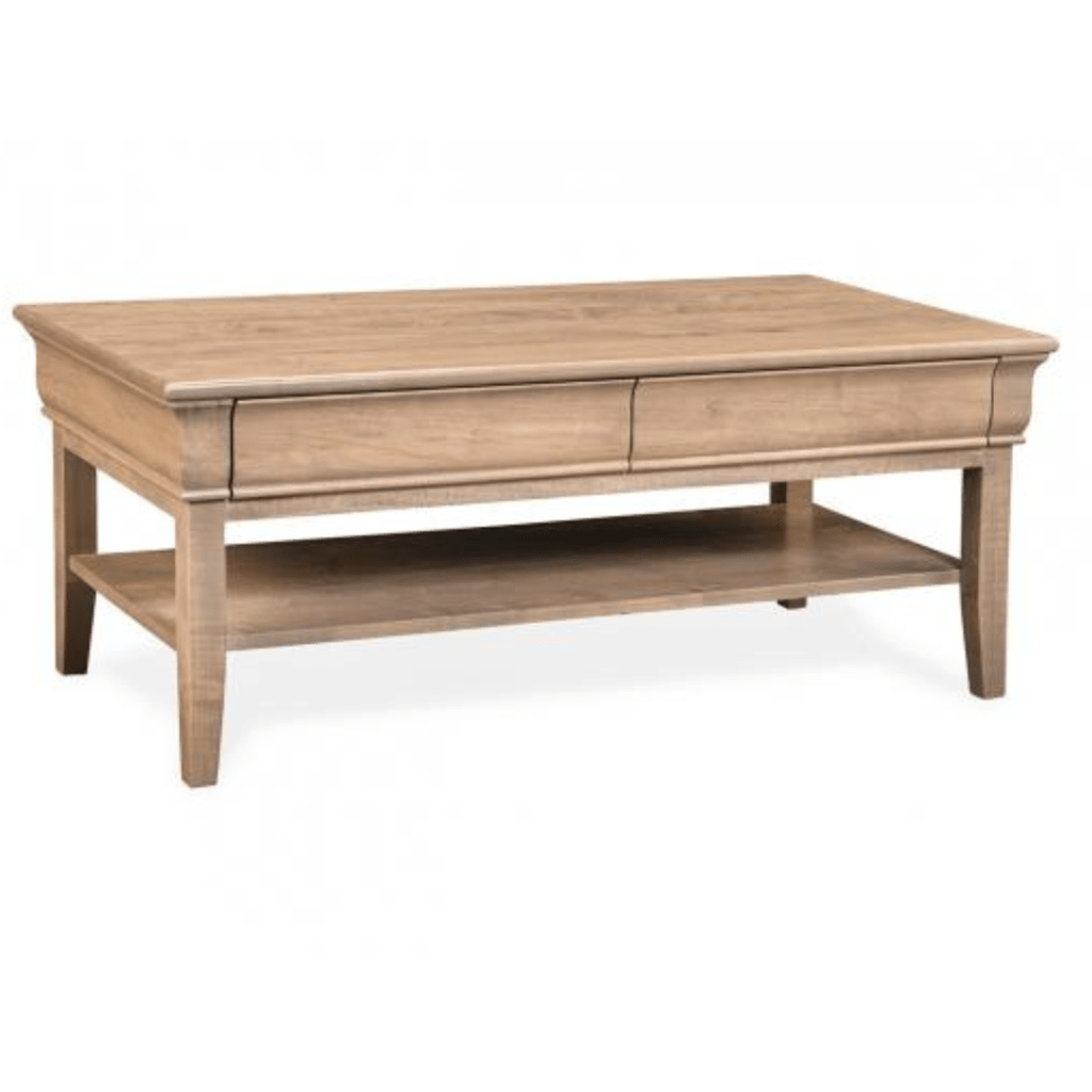 Monticello Coffee Table Solid Wood Canadian Made