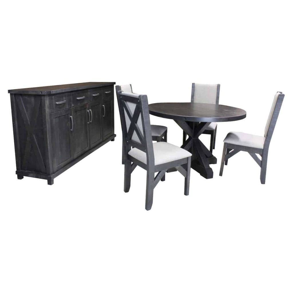 Klondike Round Dining Room Set Solid Wood Canadian Made