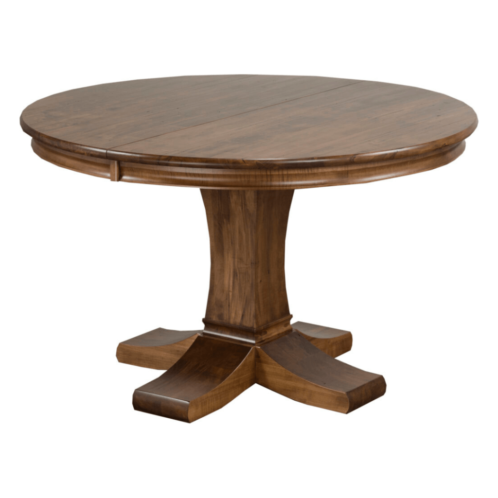 Kublai Kahn Round Dining Table Solid Wood Canadian Made