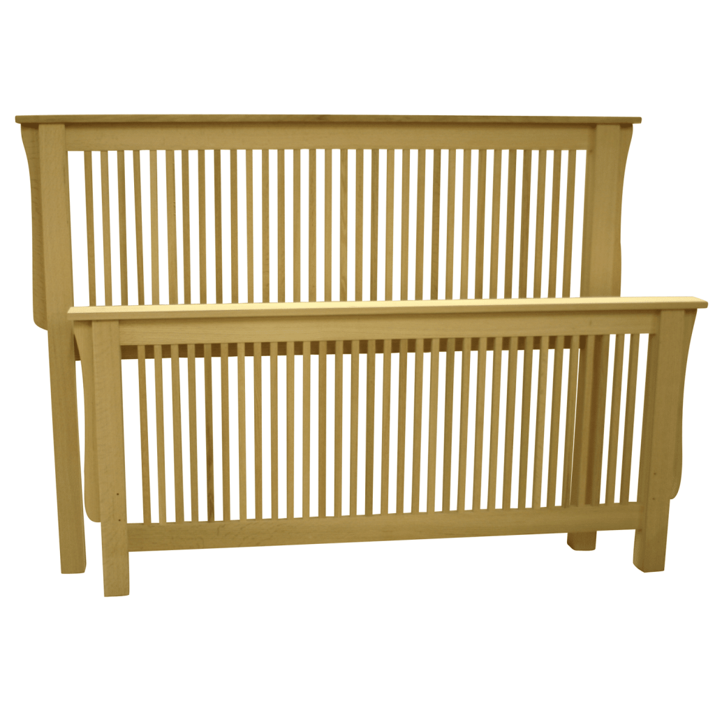 Mission Spindle Bed Solid Wood Canadian Made