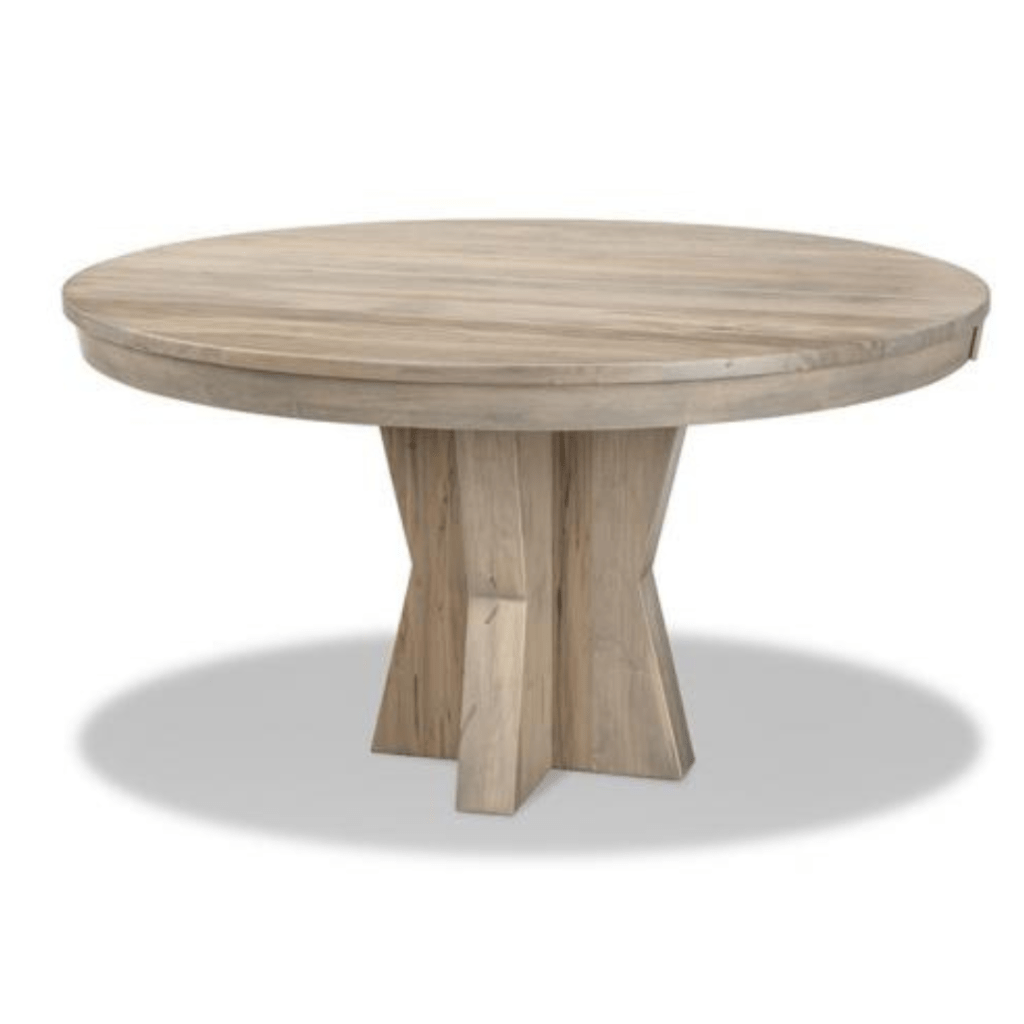 Jasper Round Dining Table Solid Wood Canadian Made